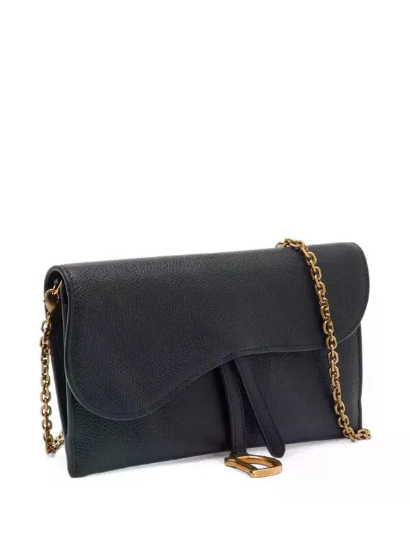 Dior 2018 Saddle Chain-strap Cross Body Bag