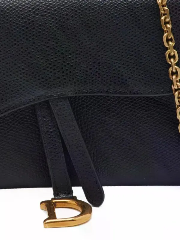 Dior 2018 Saddle Chain-strap Cross Body Bag