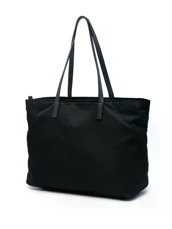 Prada 2013-2016 Saffiano Trimmed Tessuto Robot Tote Bag