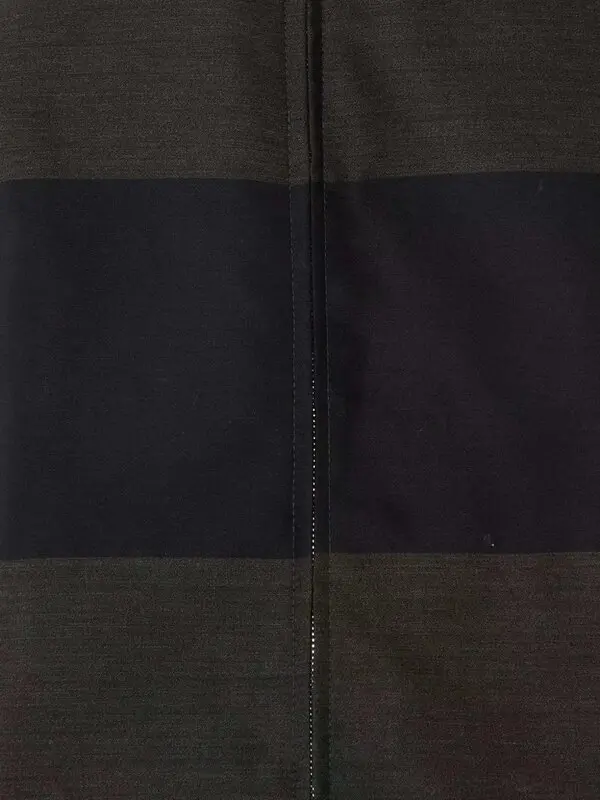 Emporio Armani Striped Zip-up Jacket
