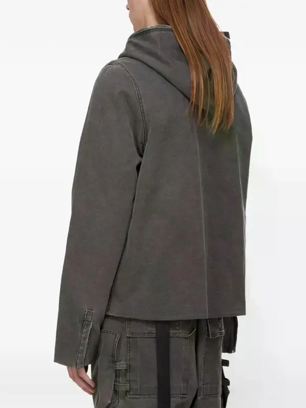 Rick Owens Zip-up Hooded Jacket