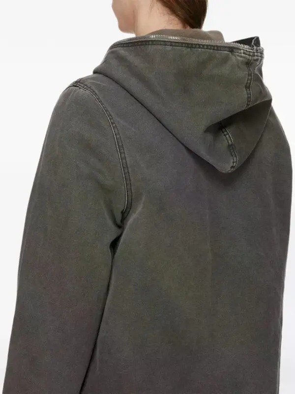 Rick Owens Zip-up Hooded Jacket