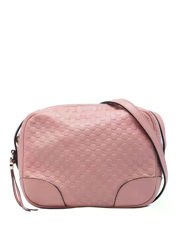Gucci 2016-2026 Microguccissima Bree Crossbody Bag - Pink