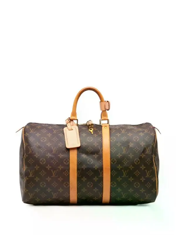 LOUIS VUITTON 2006 Monogram Keepall 45 Travel Bag - Brown
