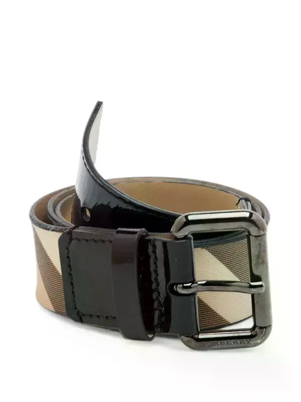 Burberry Nova Check Buckle Belt