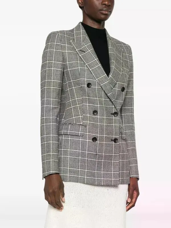 Tagliatore Check-pattern Double-breasted Blazer