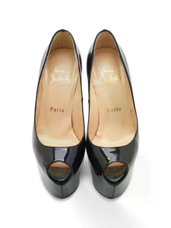 CHRISTIAN LOUBOUTIN Highness Peep-toe Platform Pumps