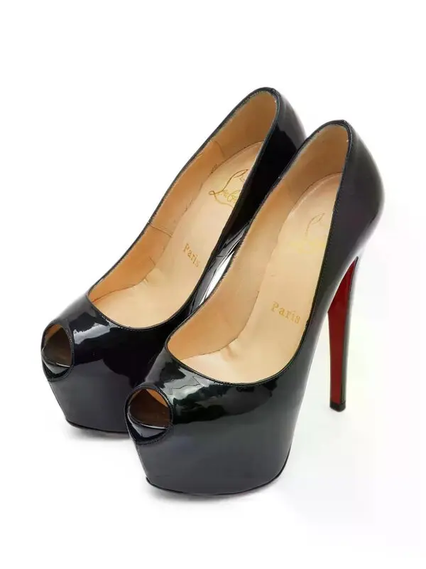 CHRISTIAN LOUBOUTIN Highness Peep-toe Platform Pumps
