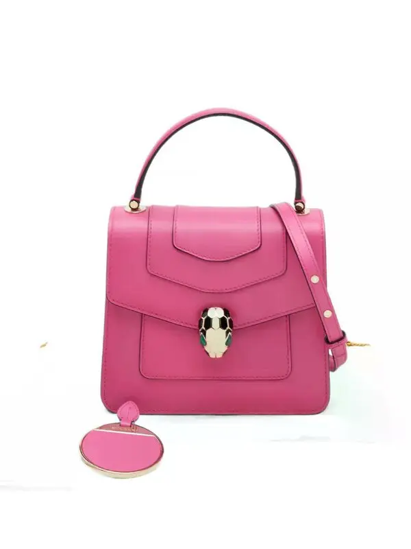 BVLGARI Serpenti Forever Leather Tote Bag