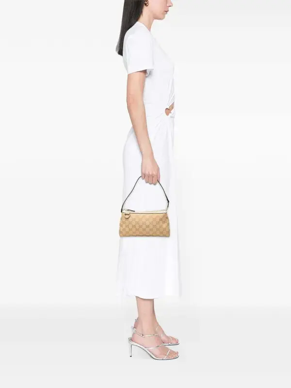 Gucci 2000-2015 Gg Canvas Abbey D Ring Pochette Handbag