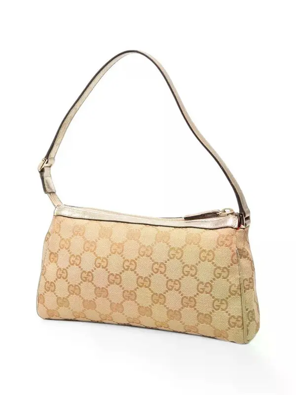 Gucci 2000-2015 Gg Canvas Abbey D Ring Pochette Handbag