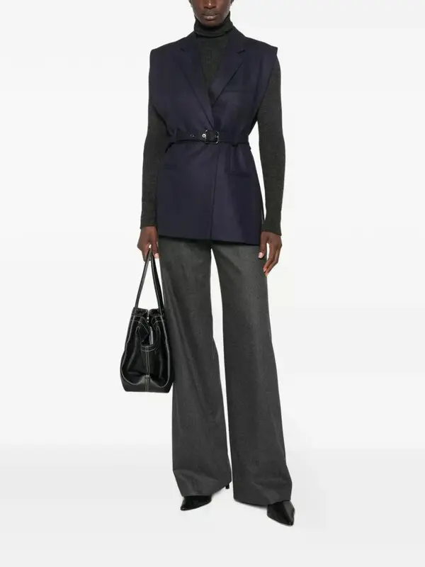 Pinko Belted Sleeveless Jacket