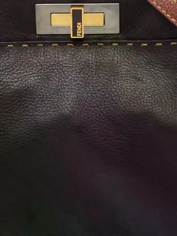 Fendi 2010 Medium Selleria Peekaboo Tote Bag