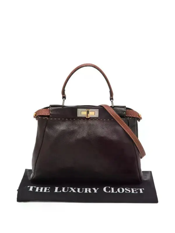 Fendi 2010 Medium Selleria Peekaboo Tote Bag