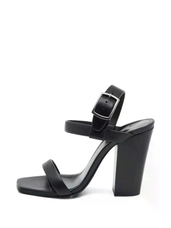 Saint Laurent Amber Buckle-fastening Heeled Sandals