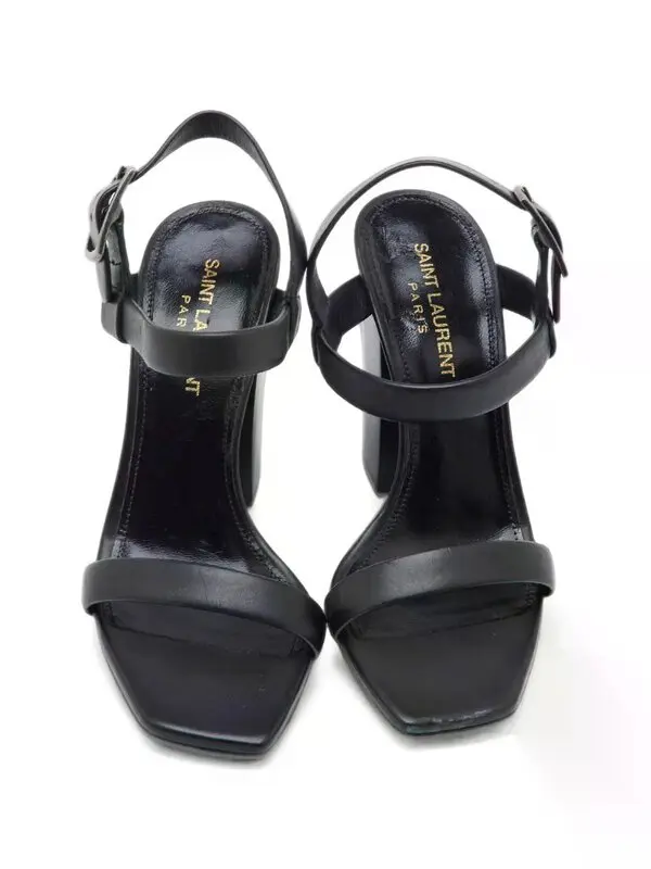 Saint Laurent Amber Buckle-fastening Heeled Sandals
