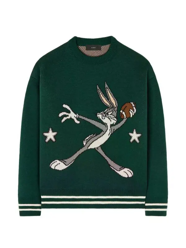 Alanui X Looney Tunes Bugs Bunny Wool Jacquard Sweater