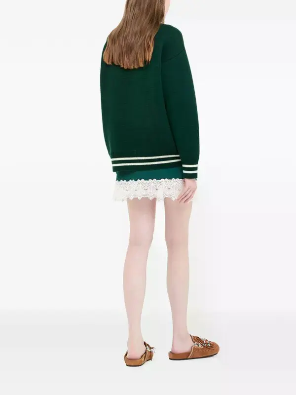 Alanui X Looney Tunes Bugs Bunny Wool Jacquard Sweater