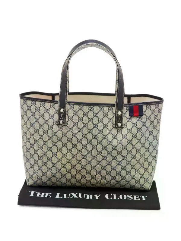 Gucci Sherry Line Gg Canvas Tote Bag