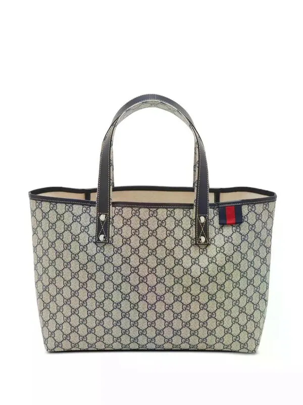 Gucci Sherry Line Gg Canvas Tote Bag - Neutrals
