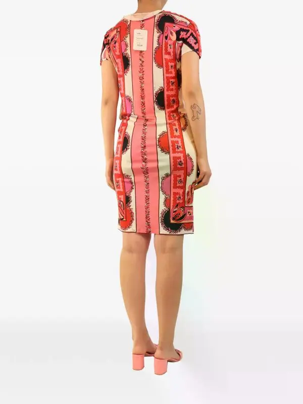 Emilio Pucci Printed Belted Mini Dress