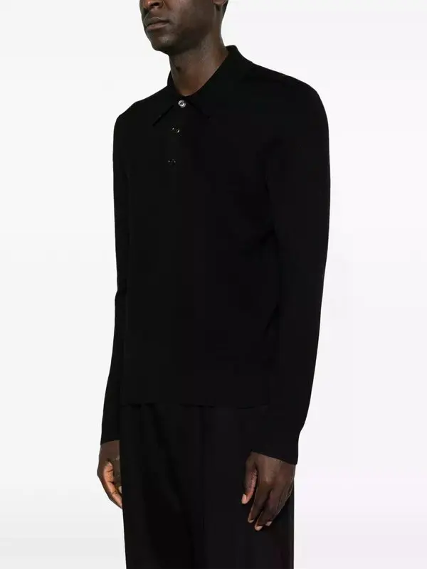 Burberry Long-sleeve Polo Shirt