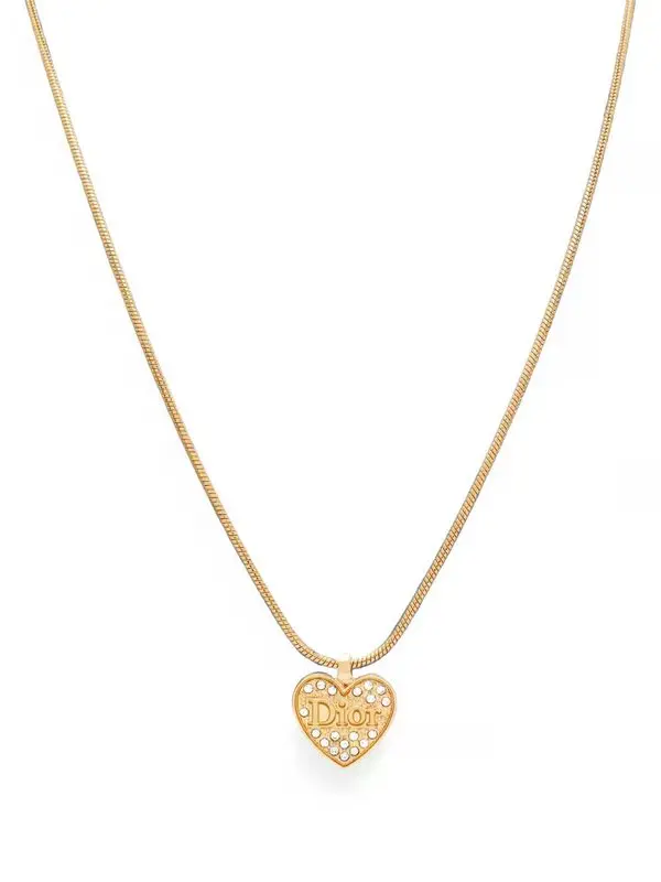 Dior Heart-pendant Necklace