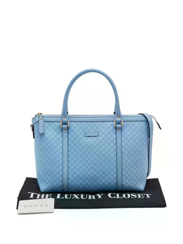 Gucci Microguccissima Tote Bag - Blue