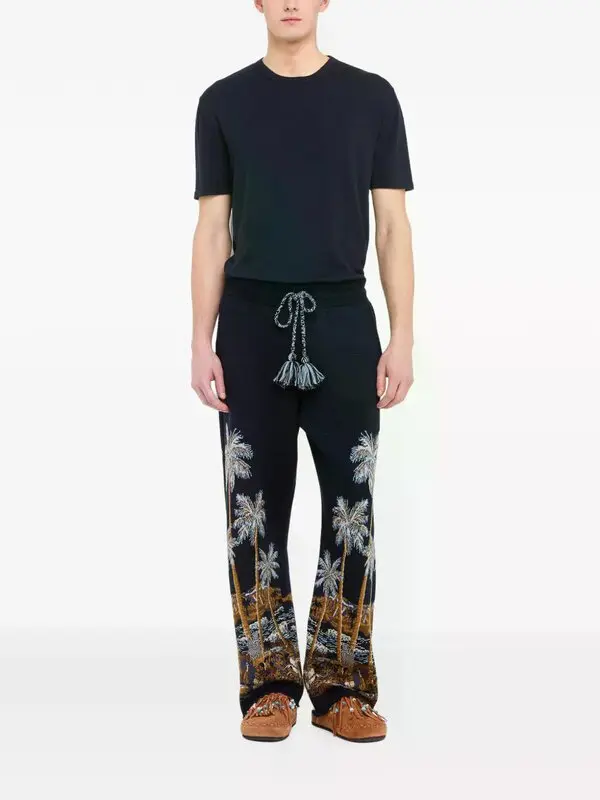 Alanui Diamond Head Jacquard-knit Track Pants