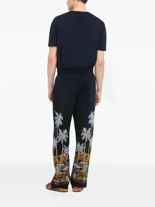 Alanui Diamond Head Jacquard-knit Track Pants