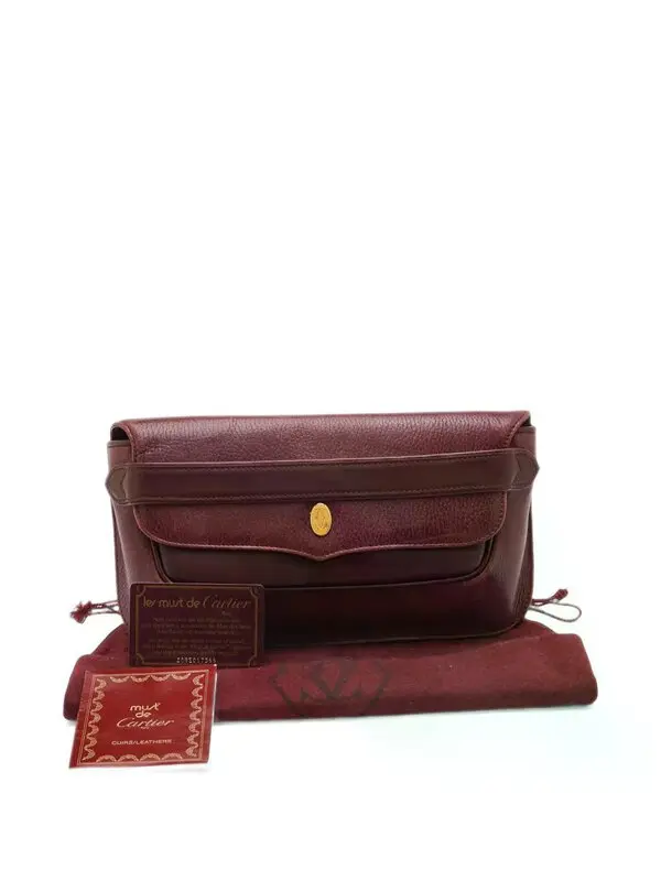 Cartier Must De Flap Clutch Bag