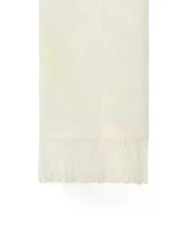 Alanui Ivory Fringed Trousers