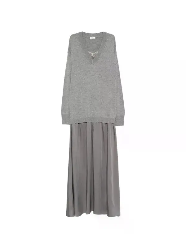 Liu Jo Lace Trim Maxi Dress