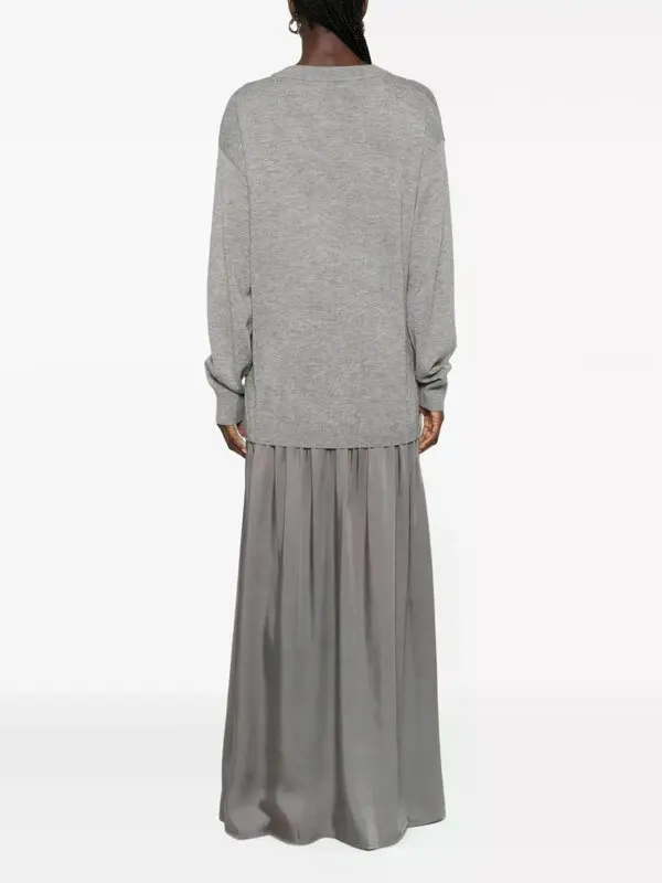 Liu Jo Lace Trim Maxi Dress