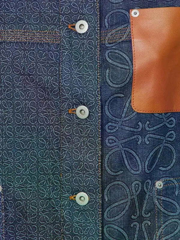 Loewe Anagram Buttoned Denim Jacket