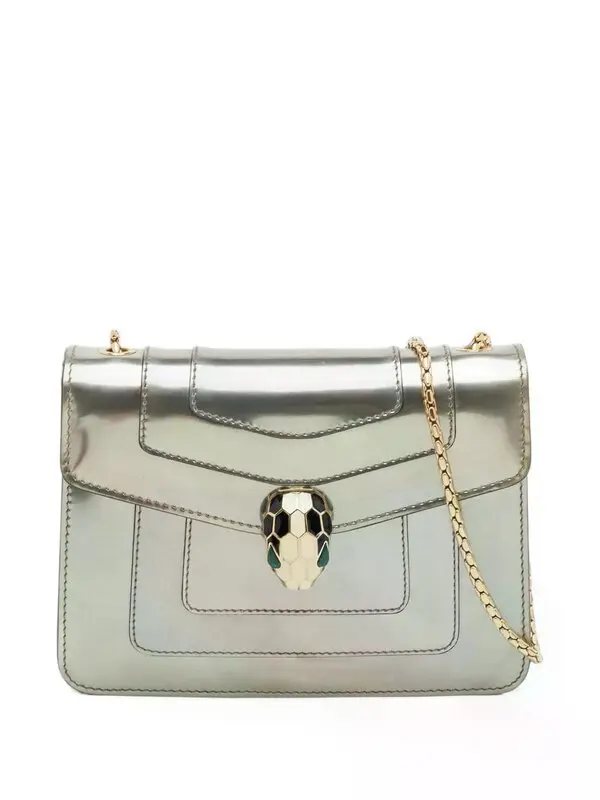 BVLGARI Serpenti Forever Shoulder Bag - Silver
