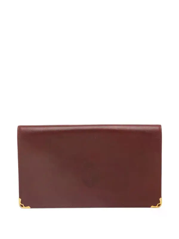 Cartier Must De Flap Continental Wallet - Red