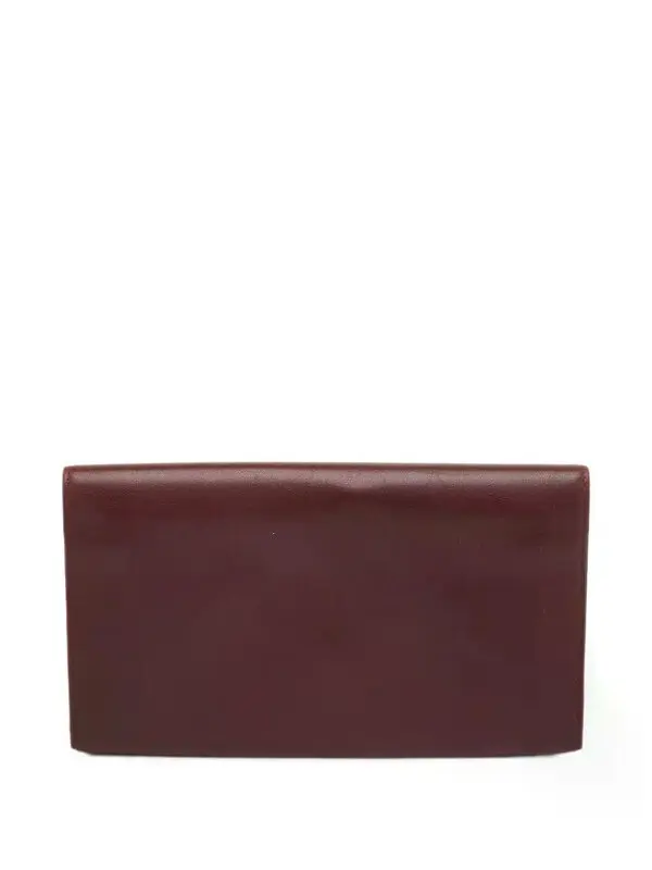 Cartier Must De Flap Continental Wallet - Red