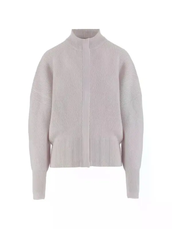 SA SU PHI Long-sleeve Ribbed-knit Cardigan