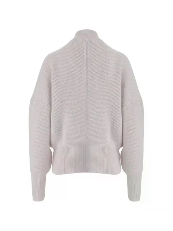SA SU PHI Long-sleeve Ribbed-knit Cardigan