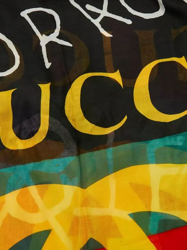 Gucci Coco Capitán Logo Scarf
