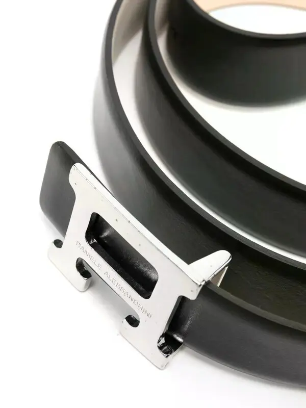 DANIELE ALESSANDRINI Logo Detail Belt
