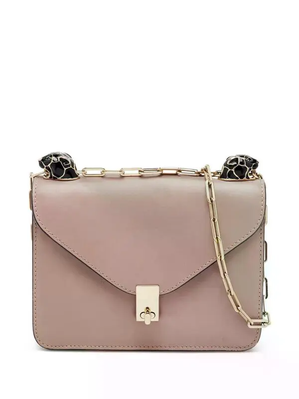 Valentino Garavani Panther Leather Shoulder Bag - Neutrals