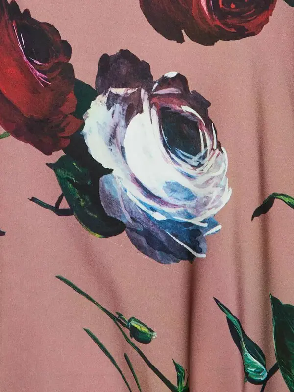 Dolce & Gabbana Rosette-detail Asymmetric Dress