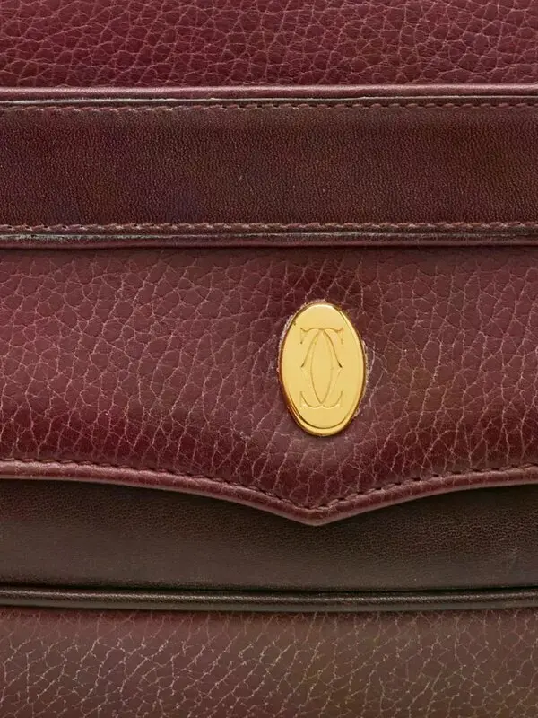 Cartier Must De Grained Leather Clutch Bag