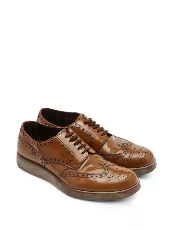 Prada Levitate Wingtip Derby Shoes