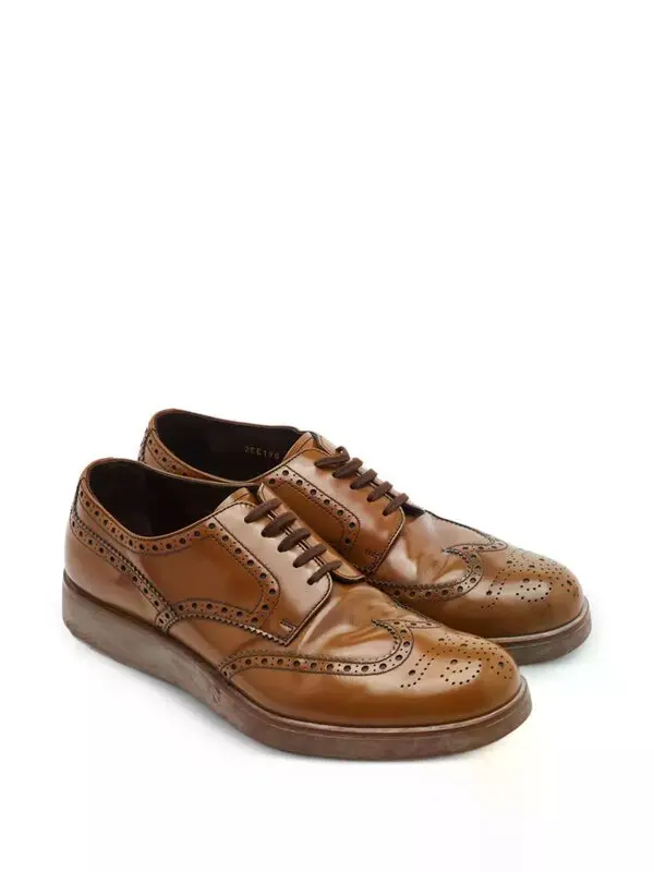 Prada Levitate Wingtip Derby Shoes