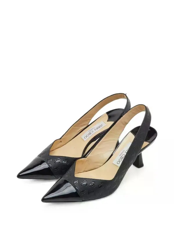 JIMMY CHOO Liya Pointed-toe Slingback Pumps