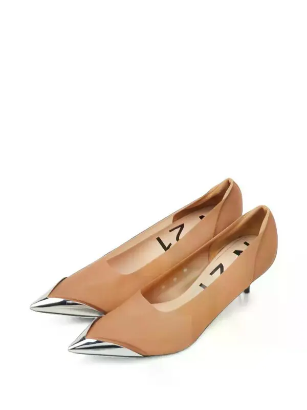N°21 Metal-toe Pointed Pumps