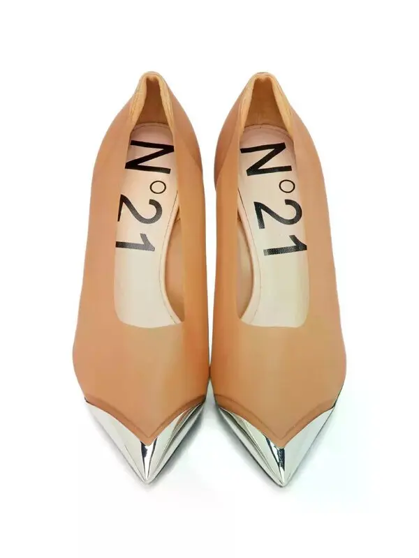 N°21 Metal-toe Pointed Pumps
